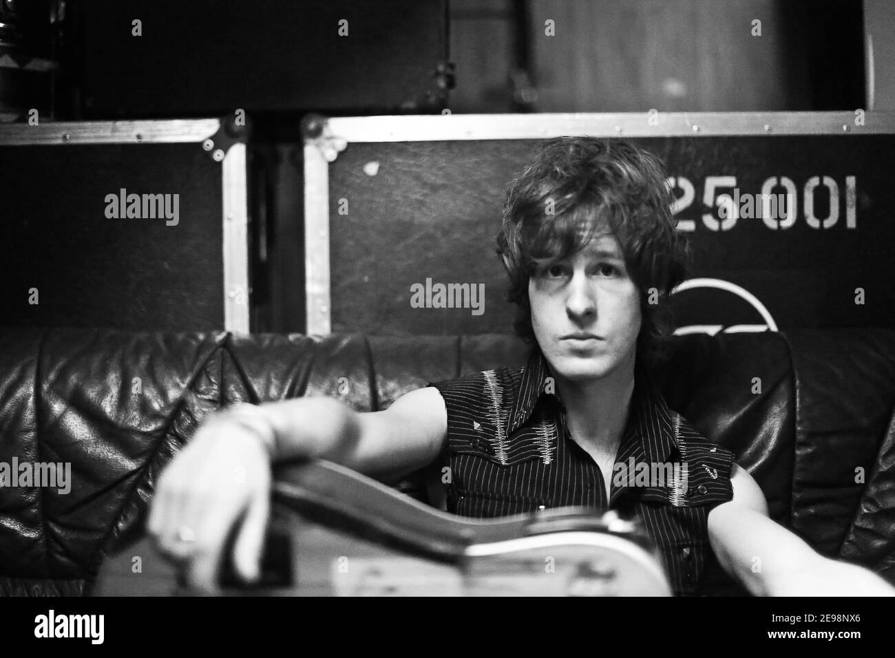 Singer Alex Gold formerly of the Wutars fooling around at Scar Studios ...