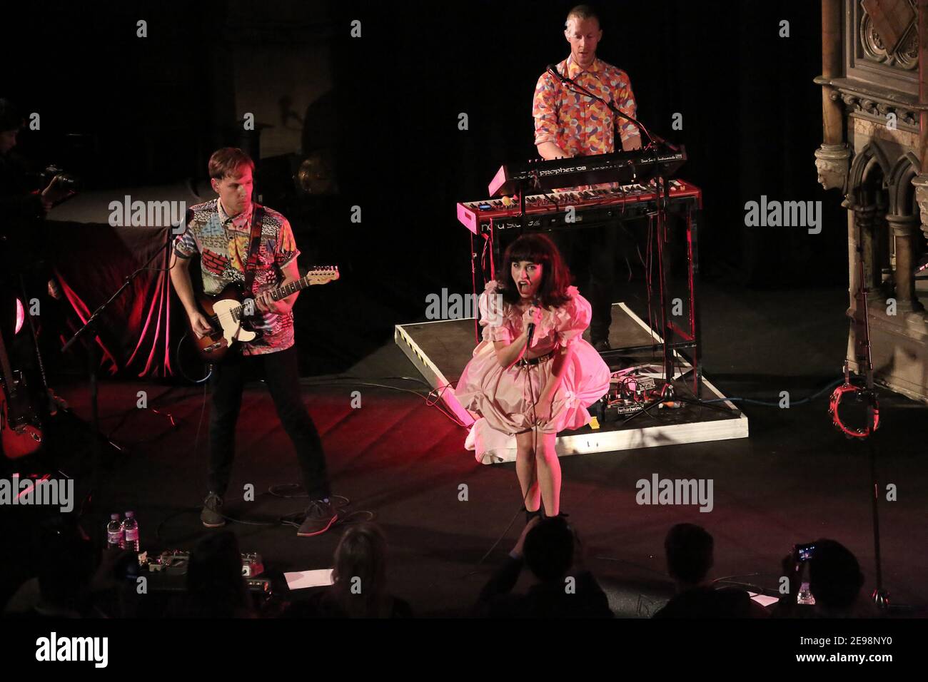 Kimbra on the Union Chapel stage in London, the last gig of her tour ...