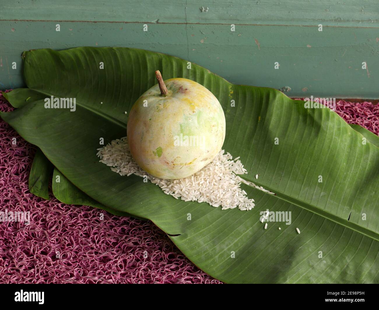 Hindu temple food offering in temple Kuala Lumpur Malaysia Stock Photo ...
