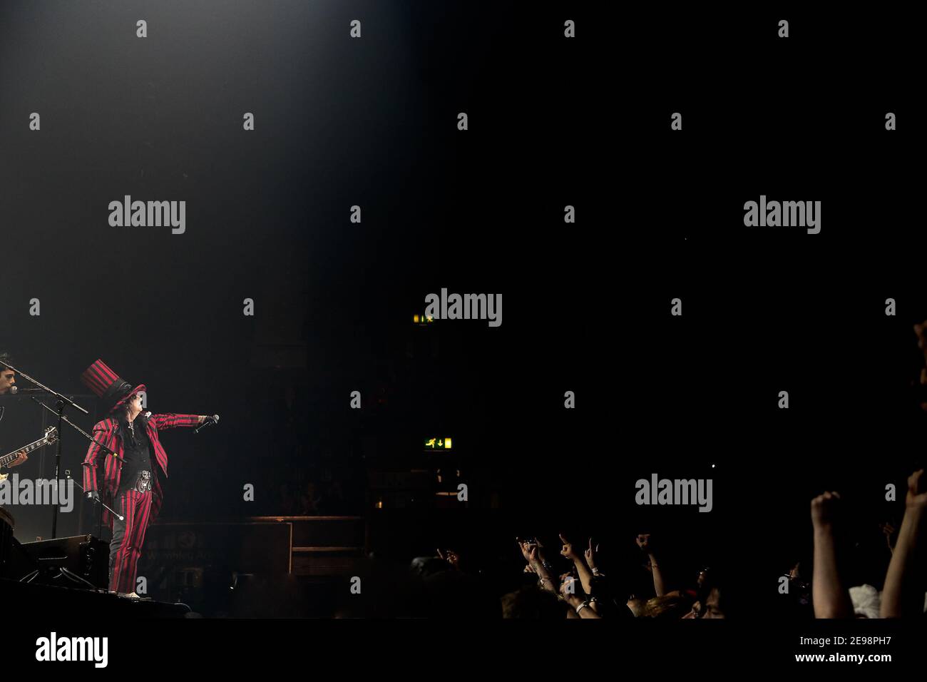 Alice Cooper performing his Halloween Night of Fear at Wembley Arena ...