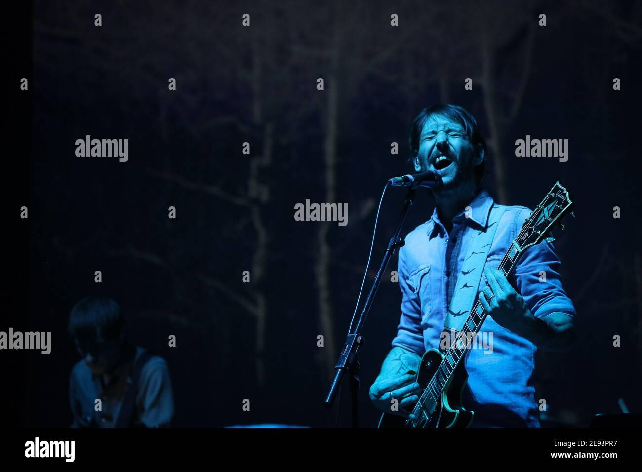 Ben Bridwell of The Band of Horses during the last gig on their UK tour ...