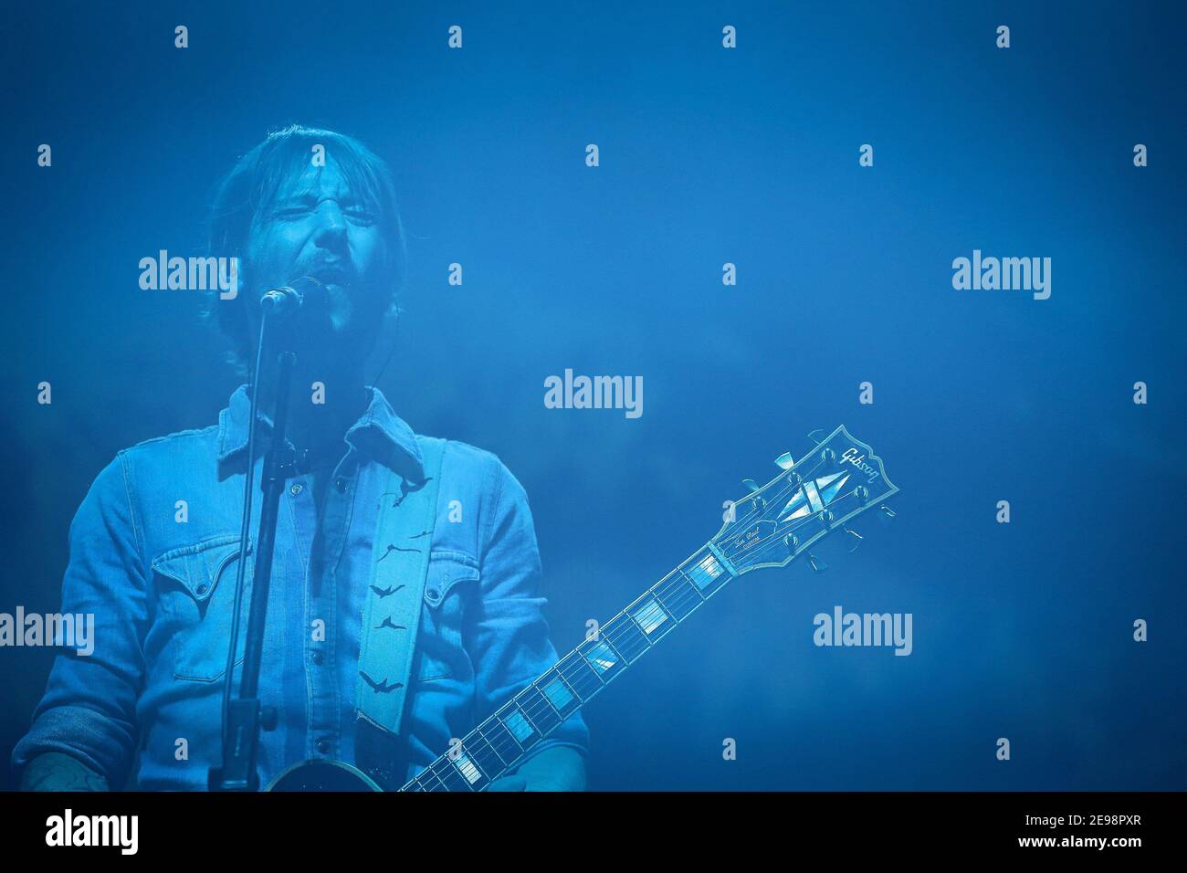 Ben Bridwell of The Band of Horses during the last gig on their UK tour ...