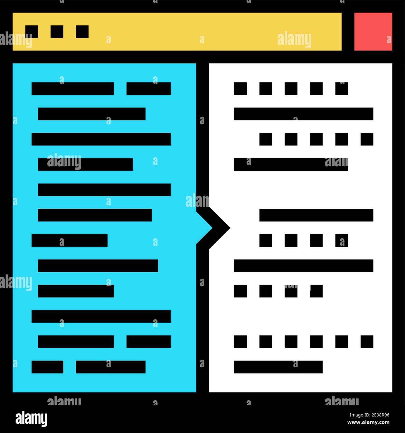 code testing color icon vector illustration Stock Vector Image & Art ...
