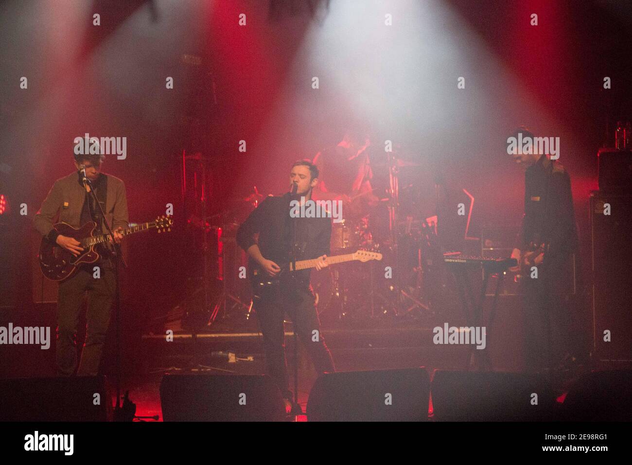 Everything Everything performing live on stage at Heaven in London ...