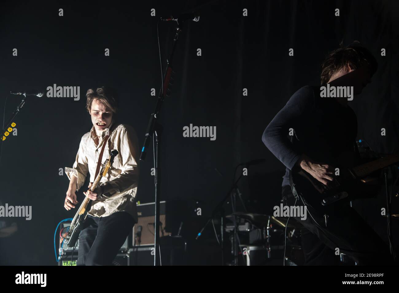 Palma Violets live on stage for the NME Awards show at Brixton, London ...