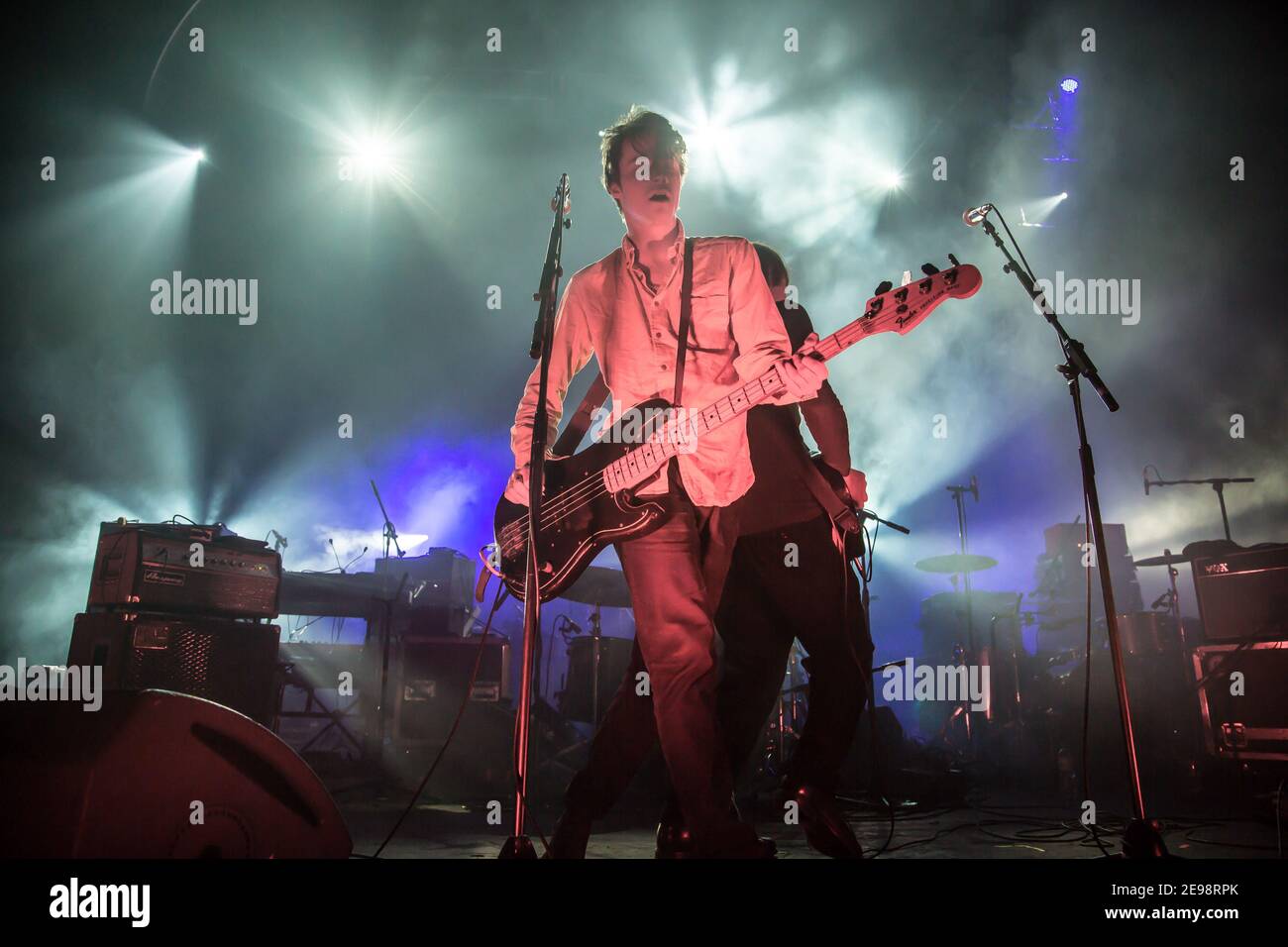 Palma Violets live on stage for the NME Awards show at Brixton, London ...