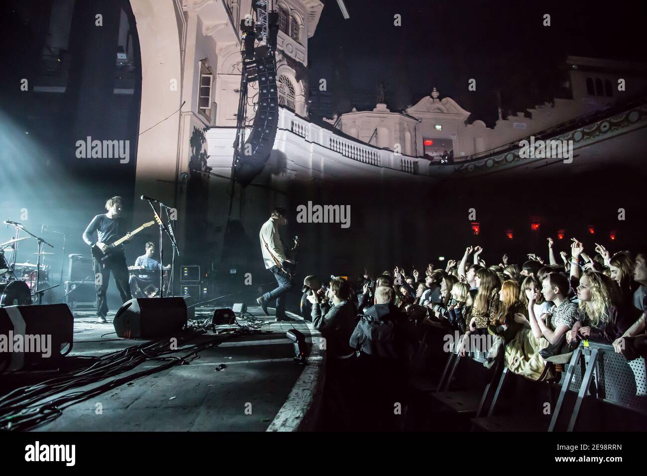 Palma Violets live on stage for the NME Awards show at Brixton, London Stock Photo - Alamy