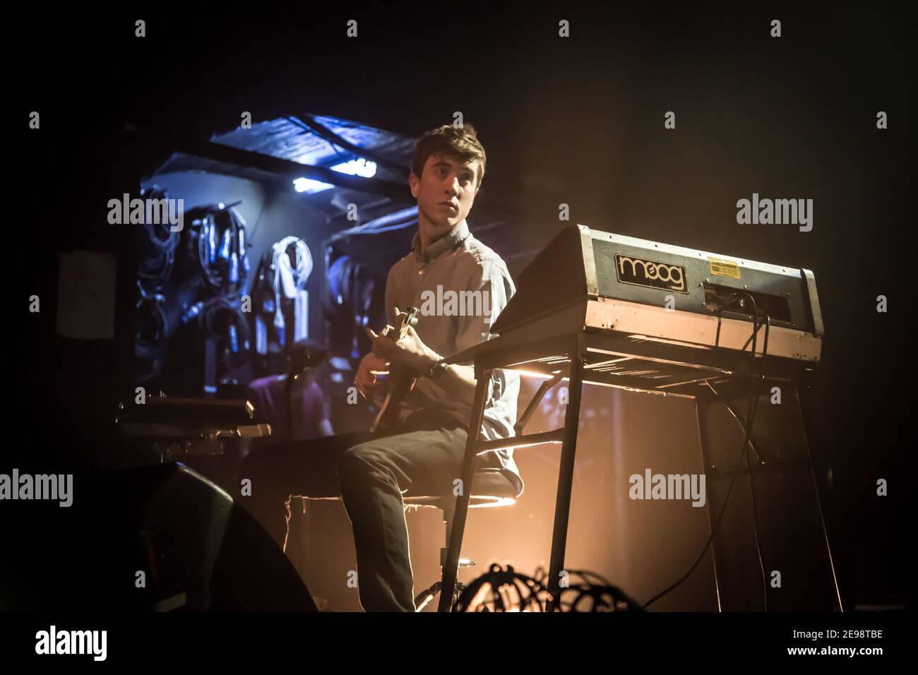 James Blake performing live on stage at Heaven in London at the start of a short UK tour Stock ...