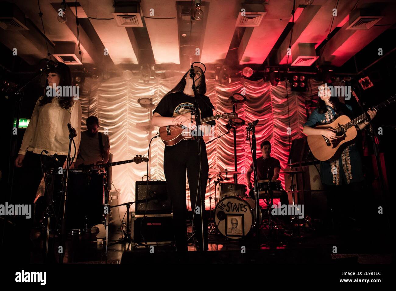 The Staves performing live on stage at Scala in London Stock Photo - Alamy