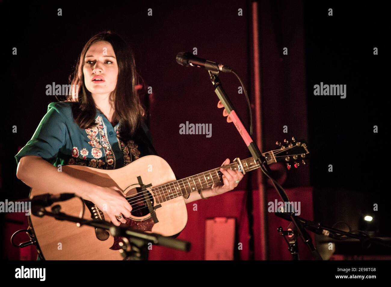 Jessica Stavely of The Staves performing live on stage at Scala in ...