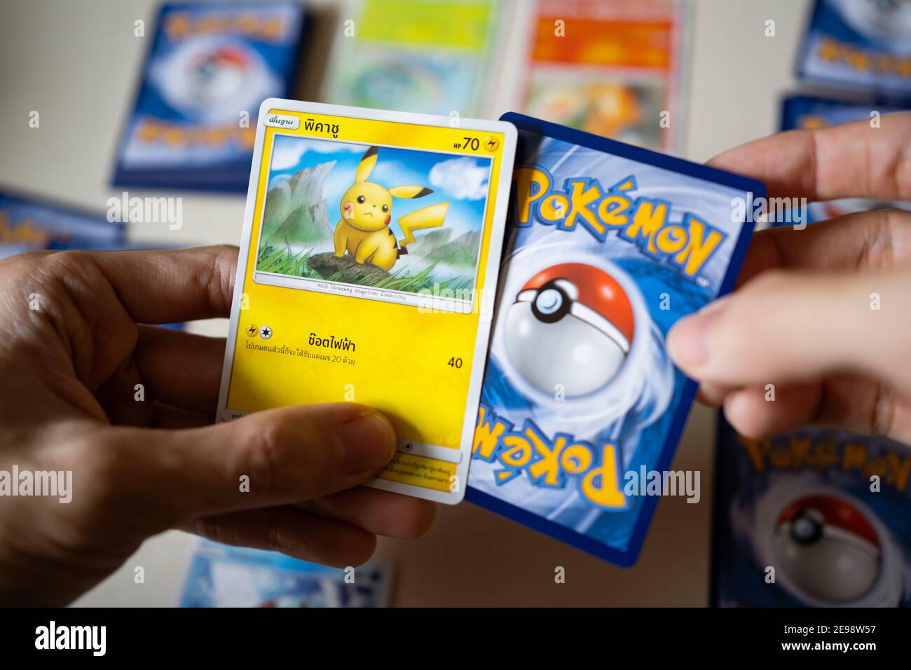 Pokémon trading card game hi-res stock photography and images - Alamy