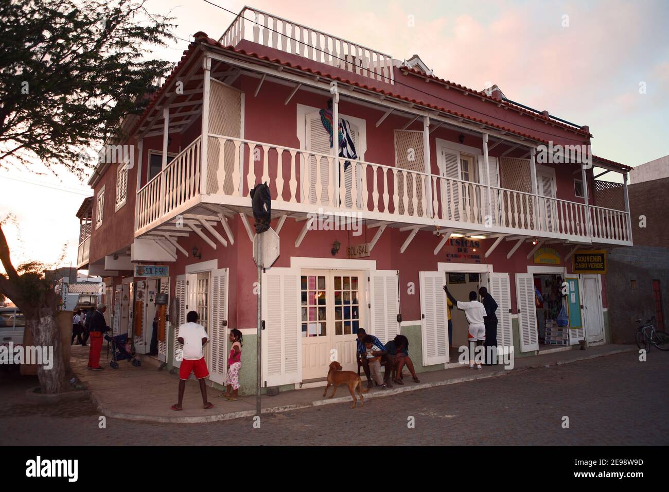 Accommodation is available in typical local houses Stock Photo - Alamy