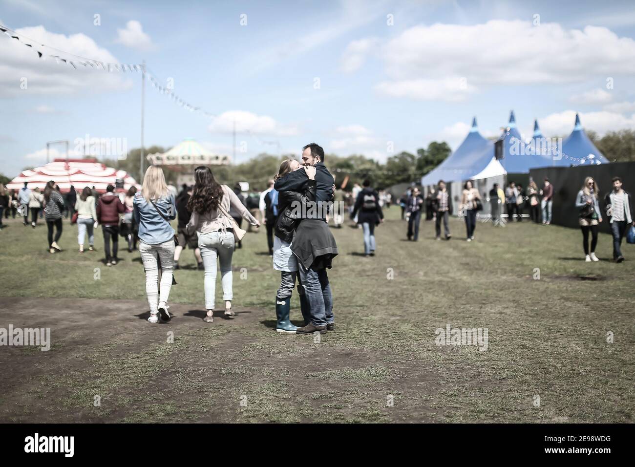 General Views at the Field Day Festival in Victoria Park in London ...