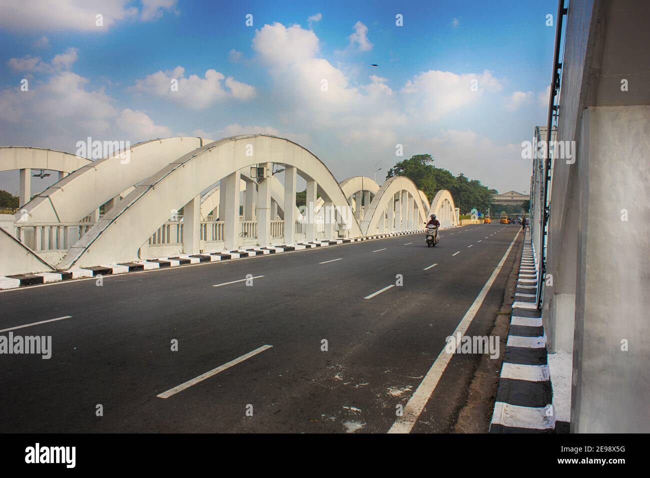 Steel arch bridge india hi-res stock photography and images - Alamy