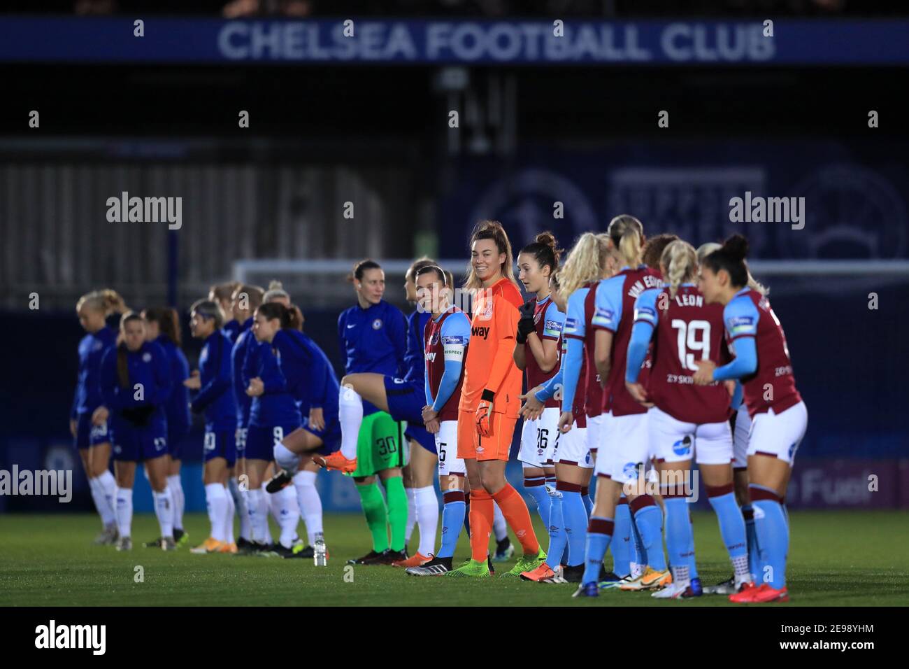Chelsea west ham line hi-res stock photography and images - Alamy