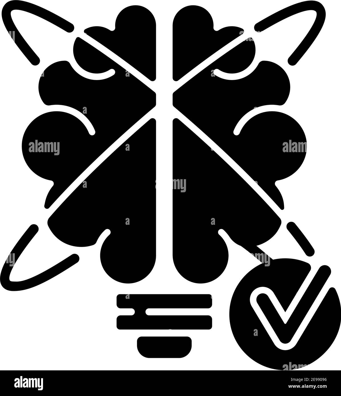 Creative problem solving black glyph icon Stock Vector Image & Art - Alamy