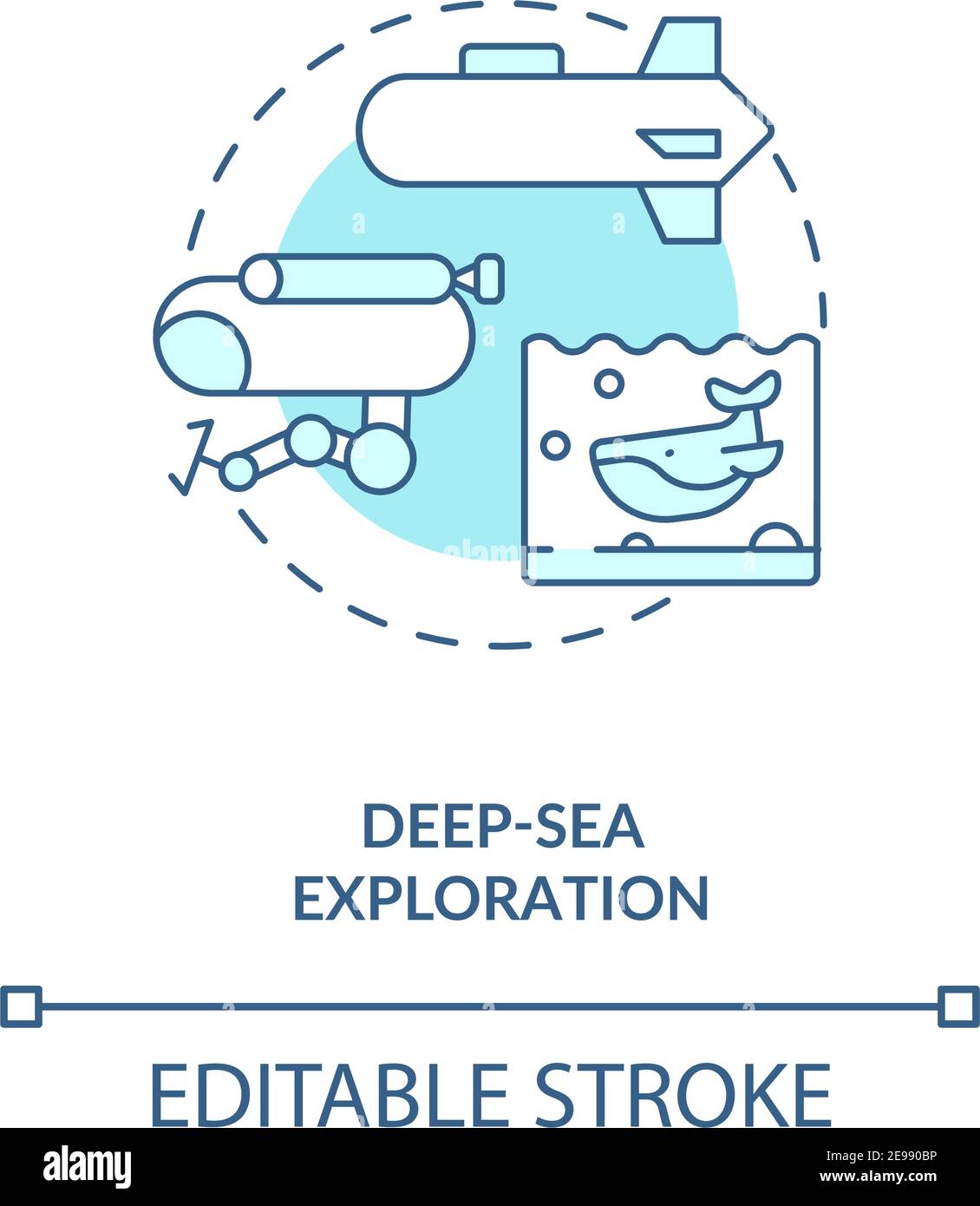 Deep-sea exploration concept icon Stock Vector Image & Art - Alamy