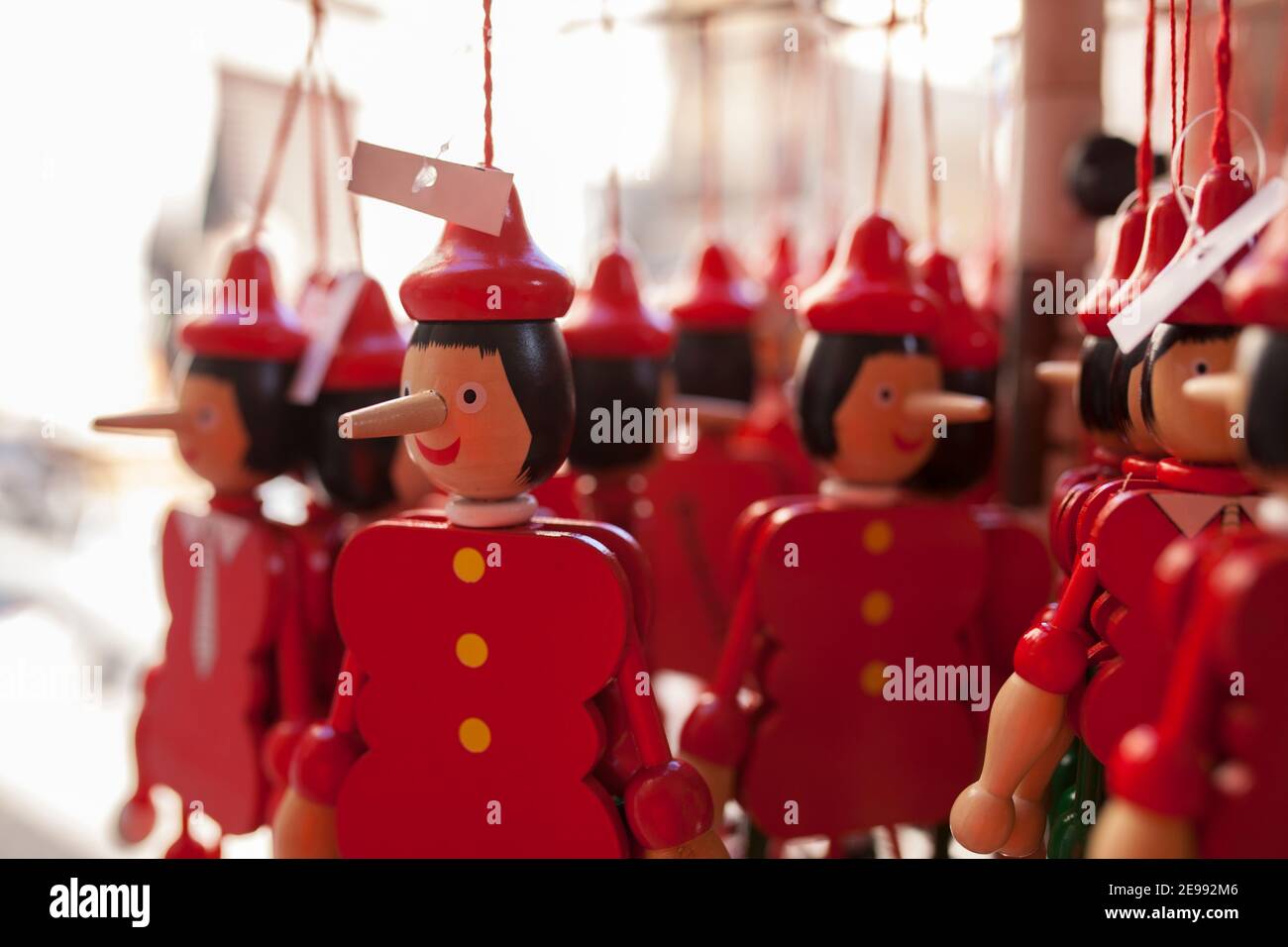 Old wooden puppets hi-res stock photography and images - Alamy