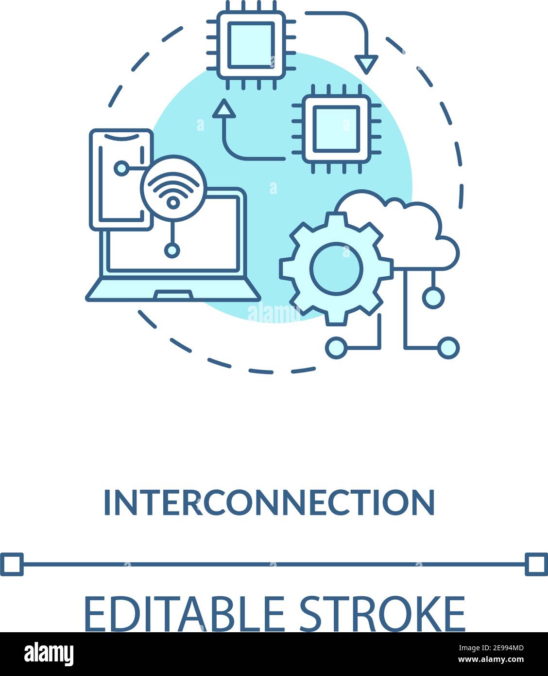Network interconnection Stock Vector Images - Alamy