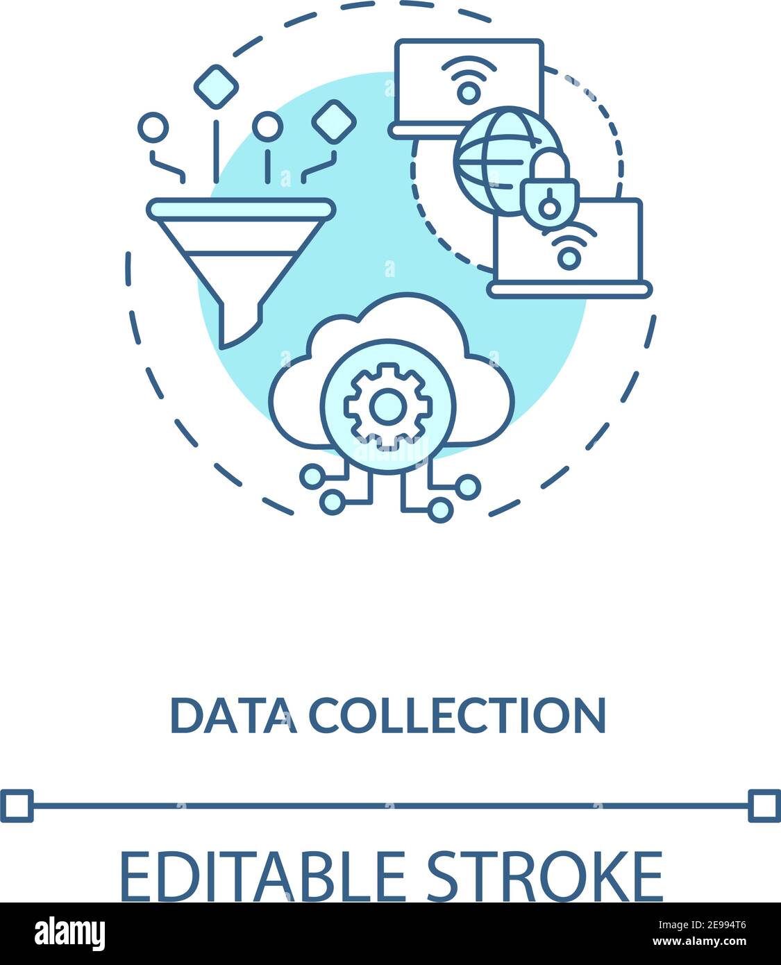 Internet data gathering Stock Vector Images - Alamy