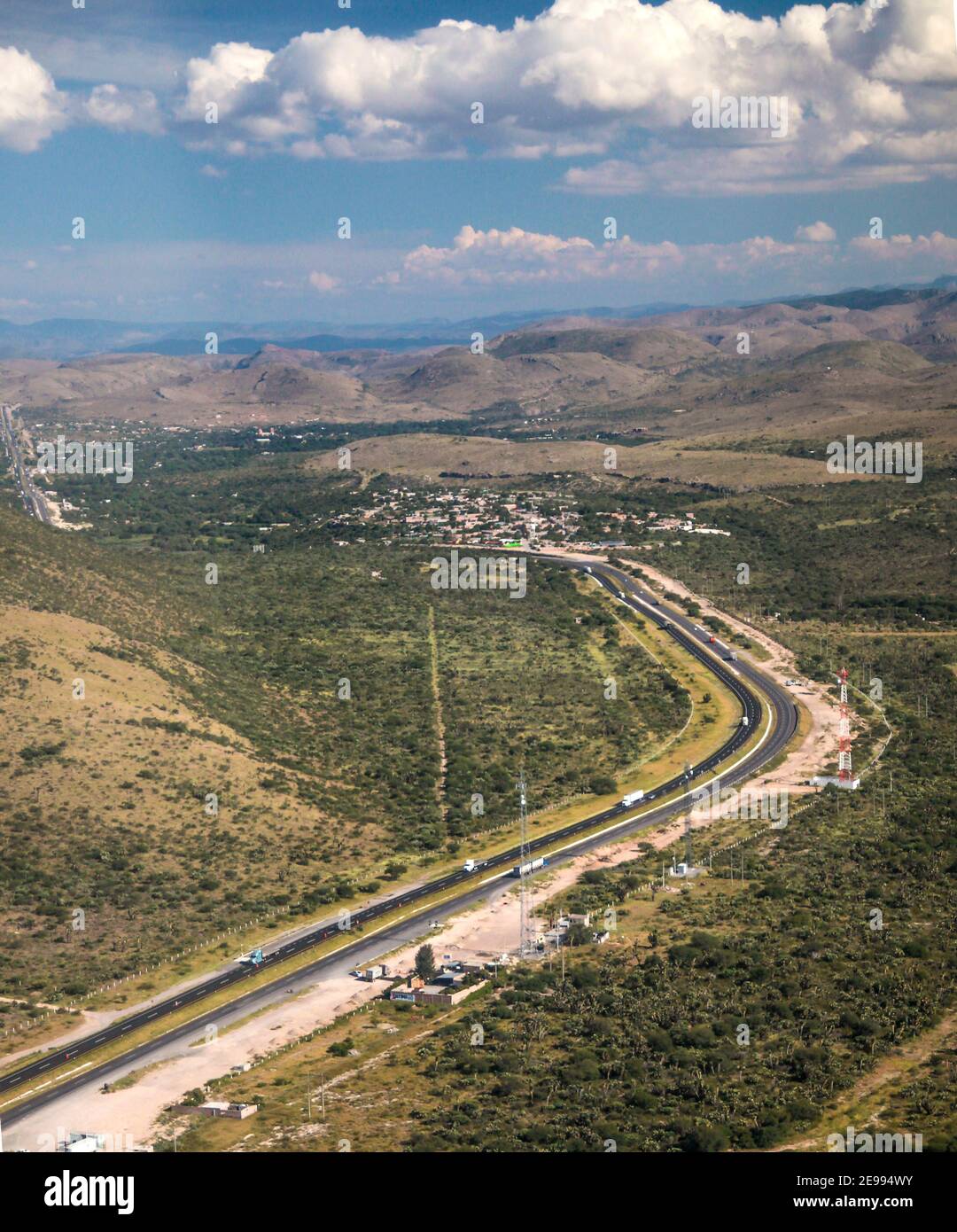 Highway in Central Mexico Stock Photo - Alamy