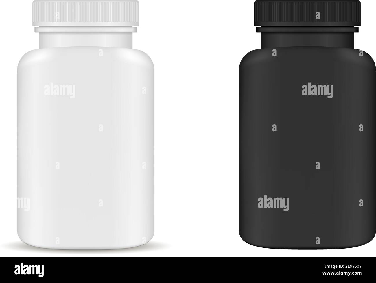 Plastic Pill Bottle Kit. Supplement Container. 3d Pharmaceutical Box ...