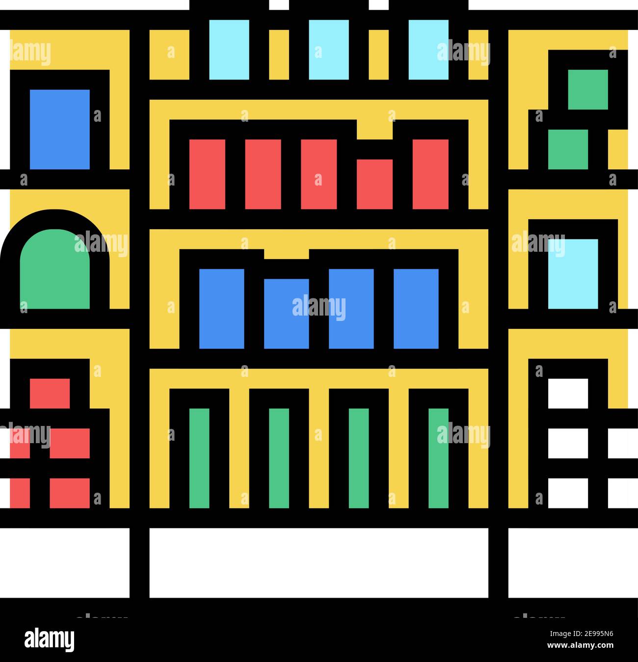 food counter product store color icon vector illustration Stock Vector ...