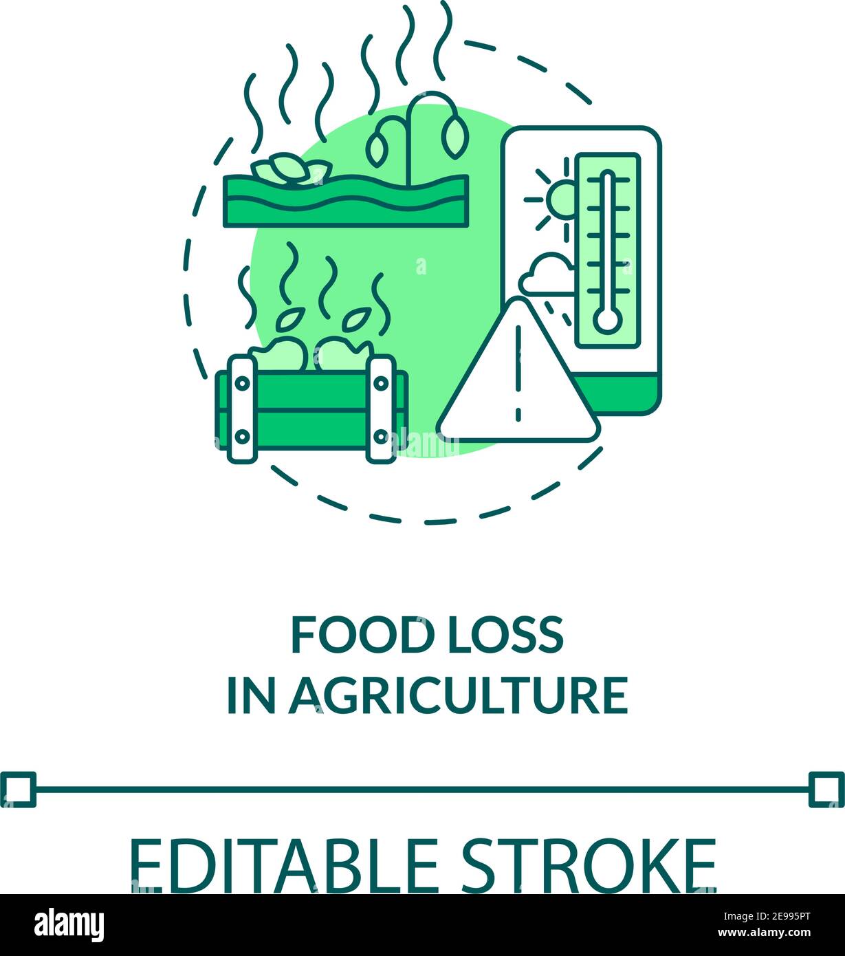 Waste in farm Stock Vector Images - Alamy