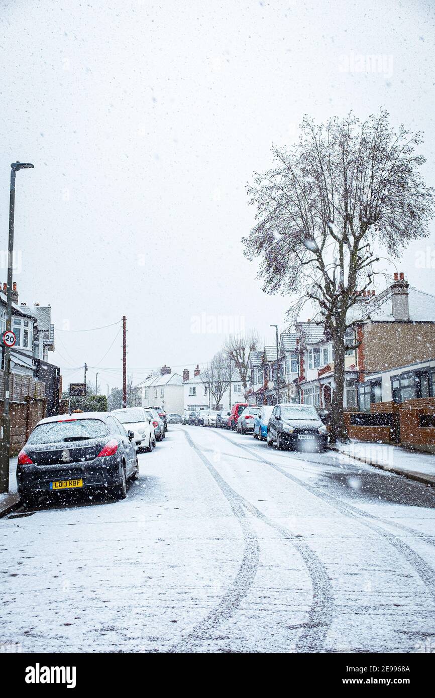 February winter london hi-res stock photography and images - Alamy