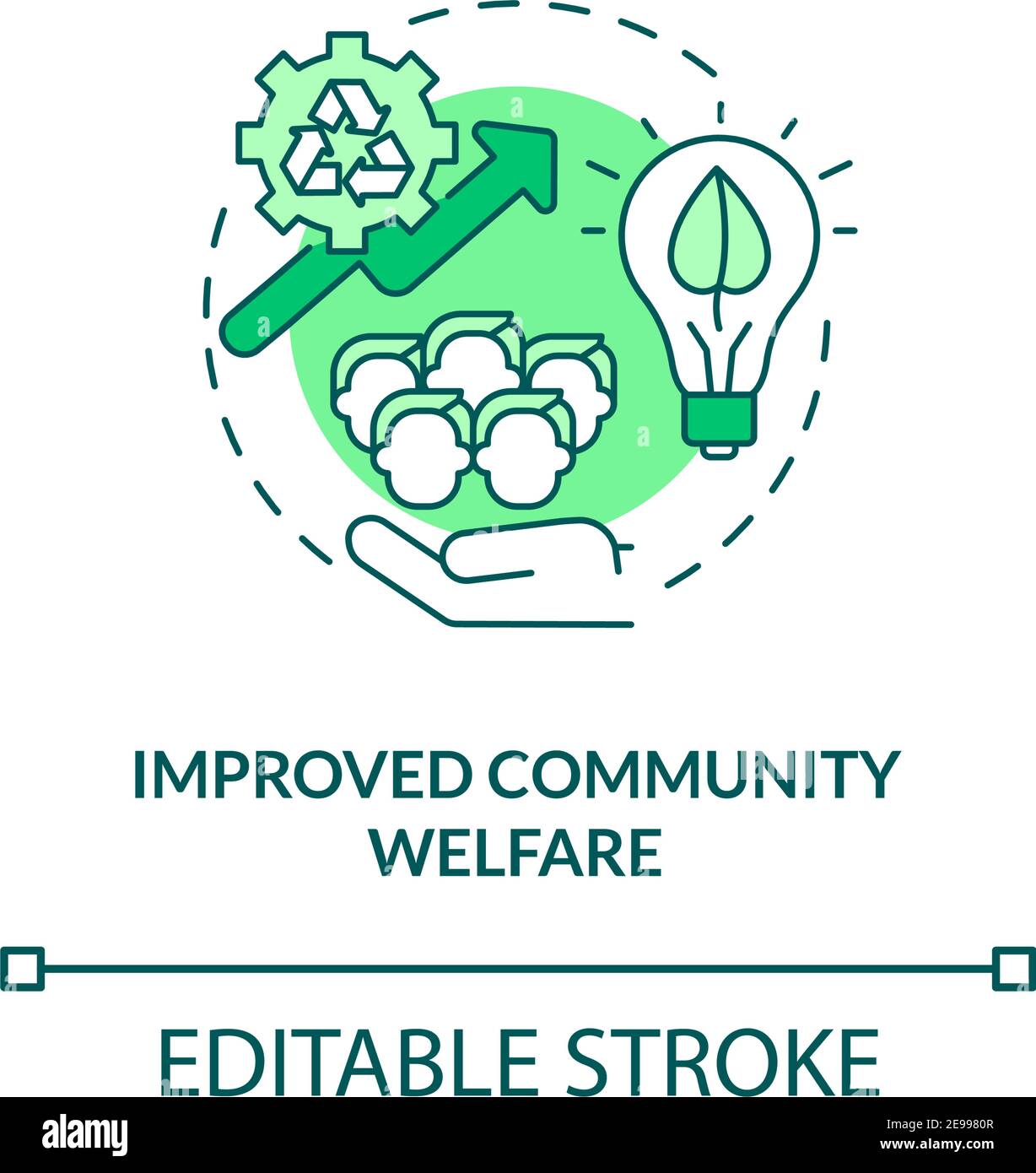 Community rubbish Stock Vector Images - Alamy