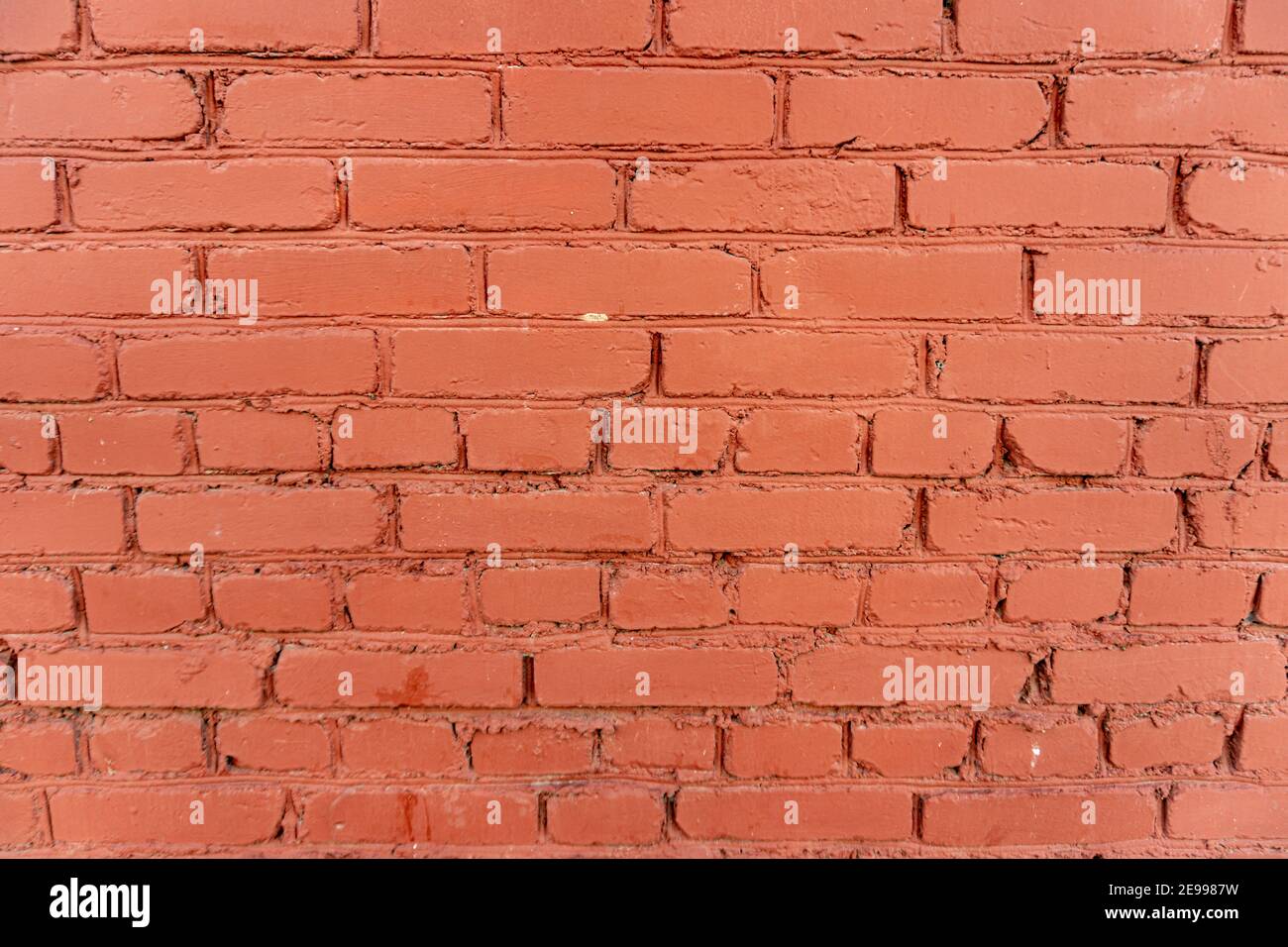 Brick wall close up and bricket background, red stone pattern Stock ...
