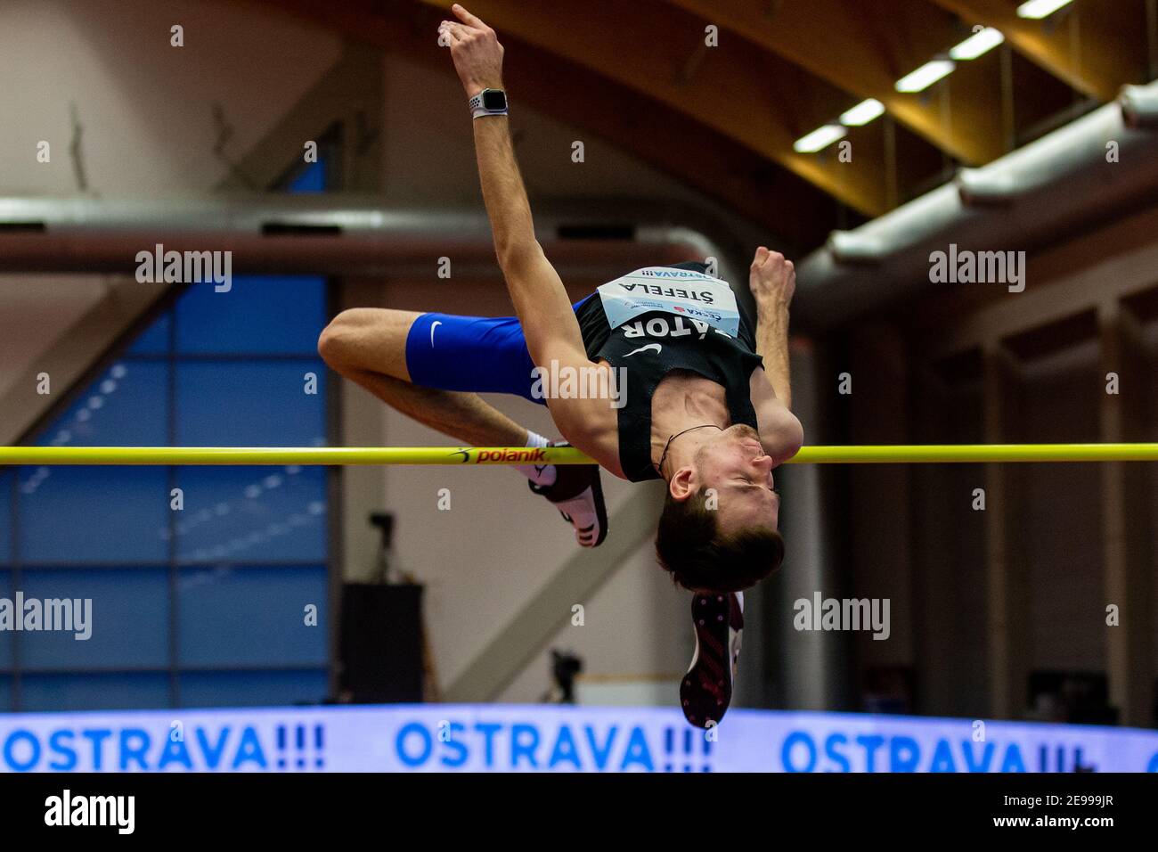 Ostrava, Czech Republic. 03rd Feb, 2021. Czech Jan Stefela in action ...
