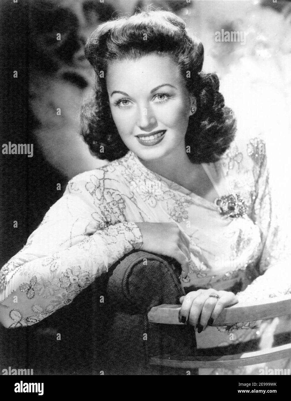 GINNY SIMMS (1913-1994) Promotional photo of American singer and film ...