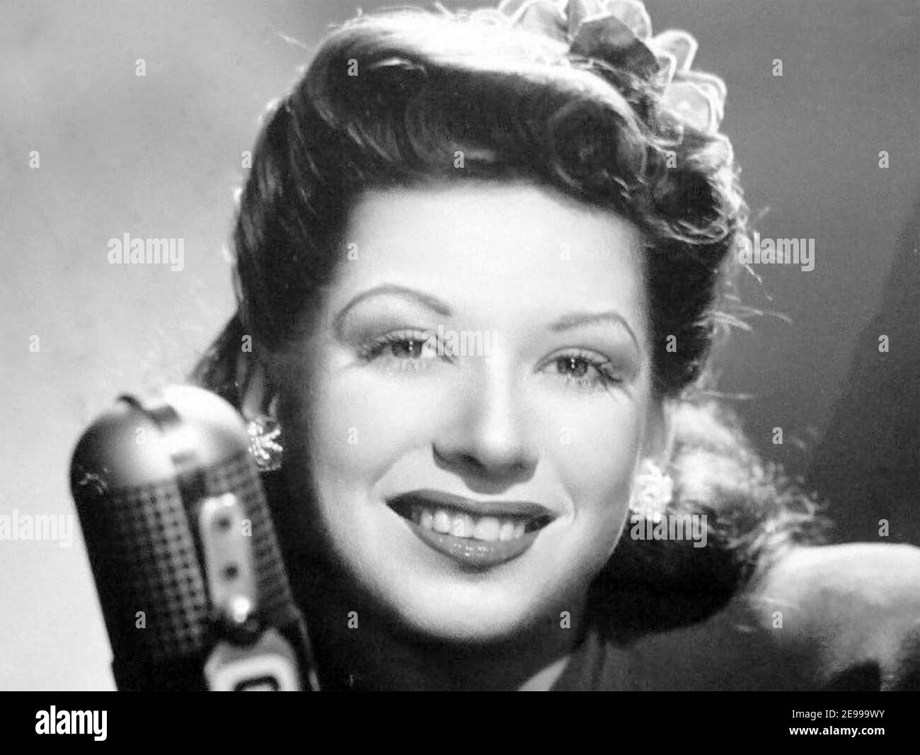HELEN FOREST (1917-1999) American big band singer about 1942 Stock ...