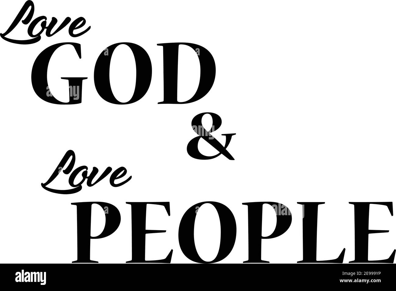 Bible slogan Stock Vector Images - Alamy