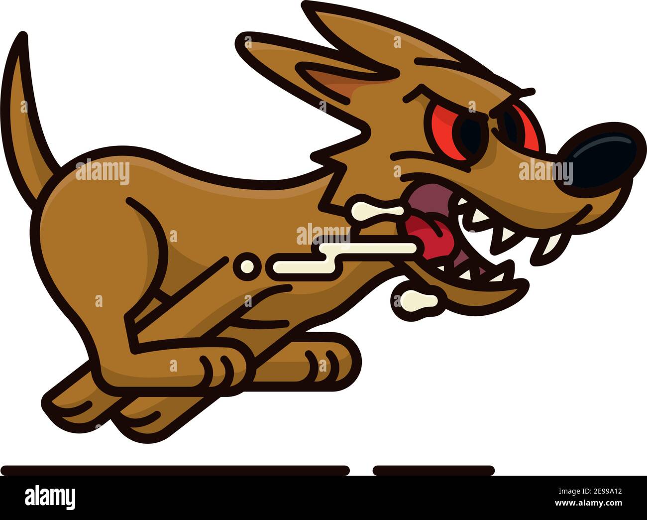 Rabies Dog Cartoon Dogs With Rabies Symptoms Stock Illustration Rabies Dog Cartoon Dogs With Rabies Symptoms Stock Illustration