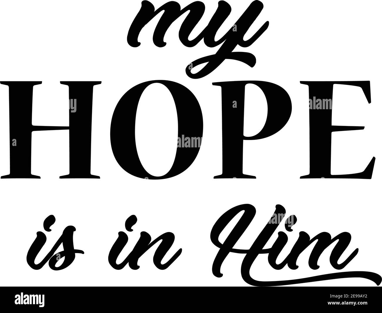 Bible slogan Stock Vector Images - Alamy