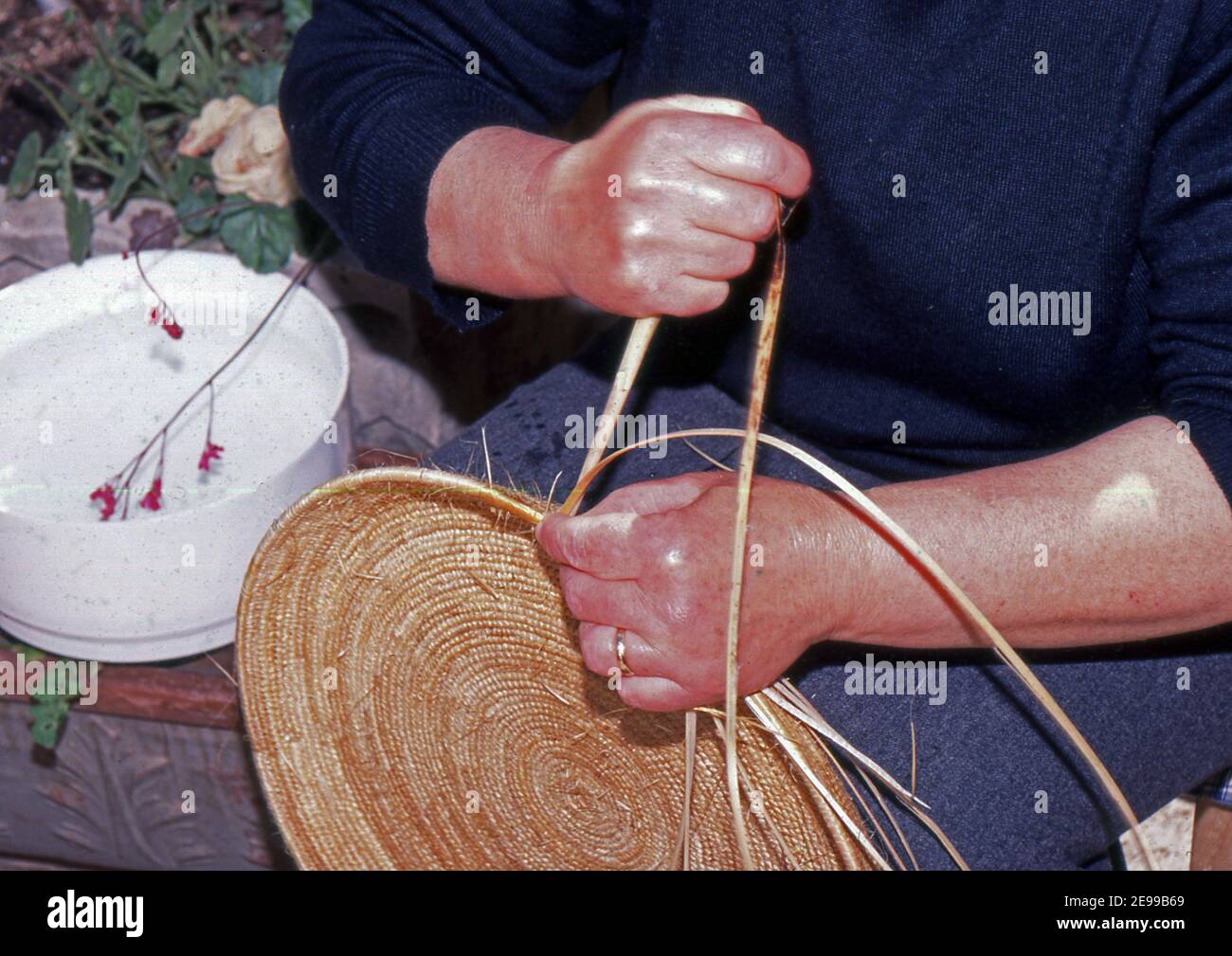Ollolai, Sardinia, Italy (scanned from Fujichrome Velvia Stock Photo ...