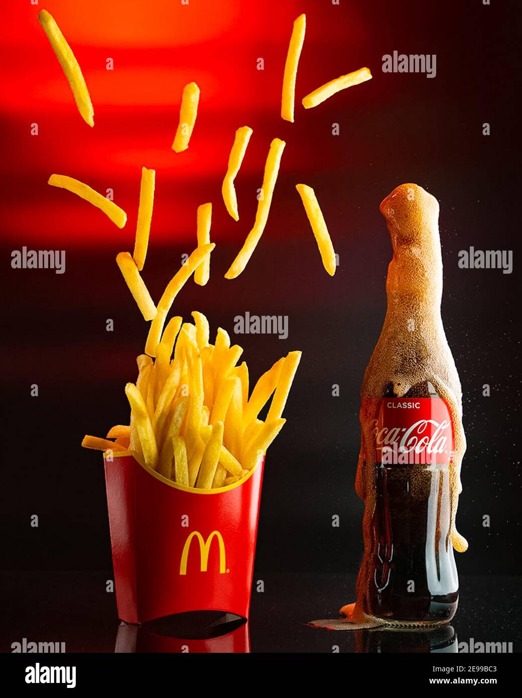 Hamburger french fries coca cola hi-res stock photography and images ...