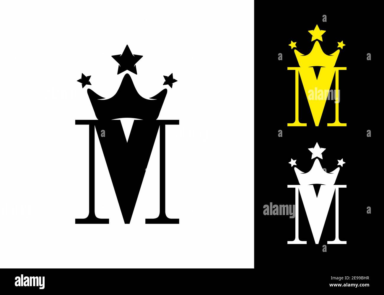 Letter M With Crown