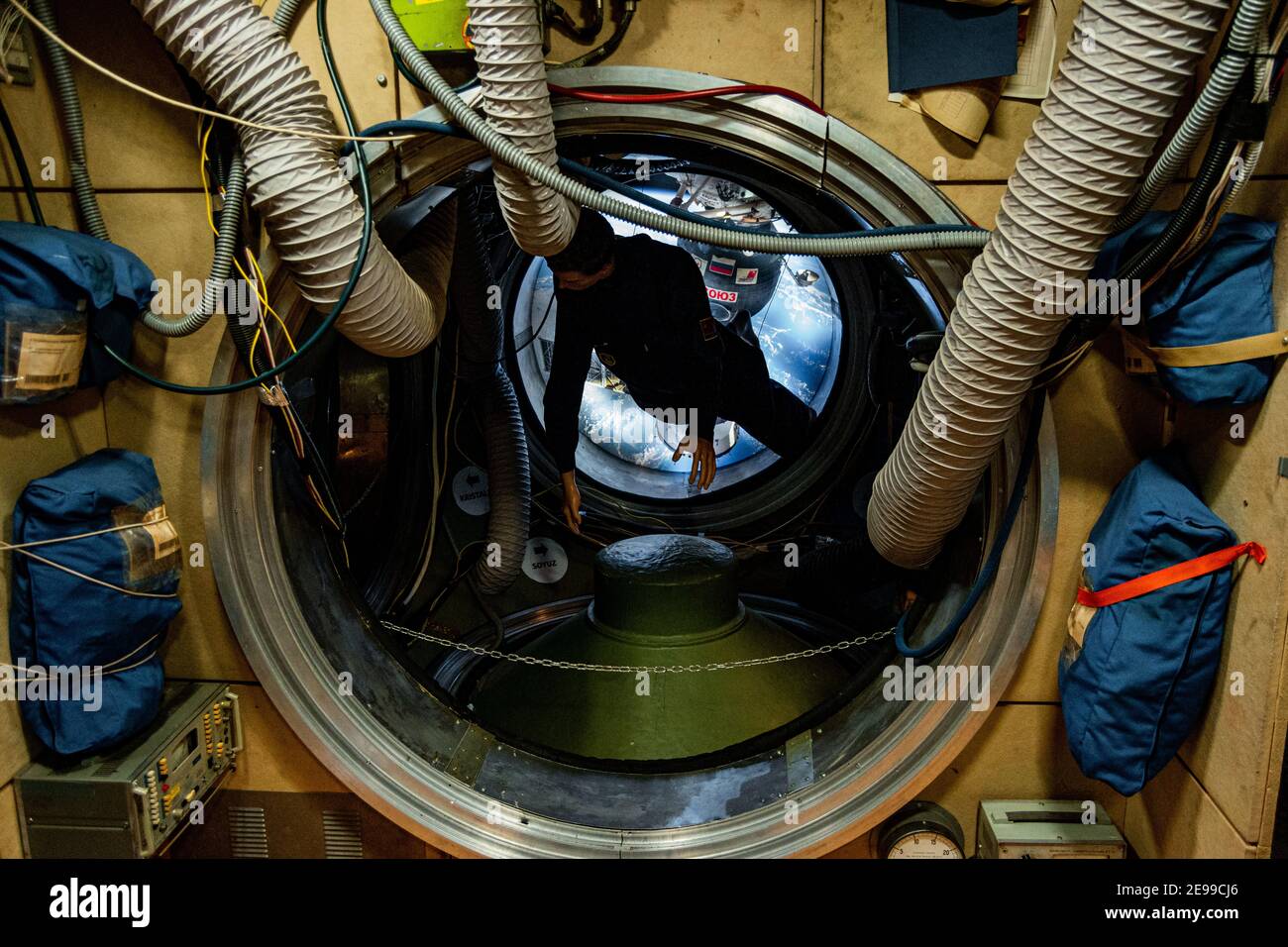 Exhibition about the Russian module of the International Space Station ...