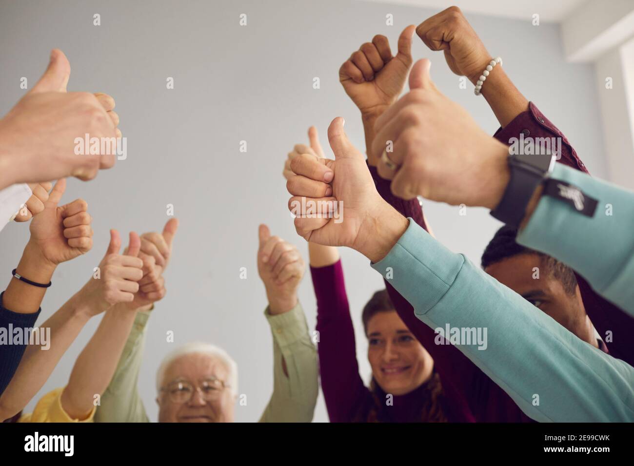 Happy People Thumbs Up