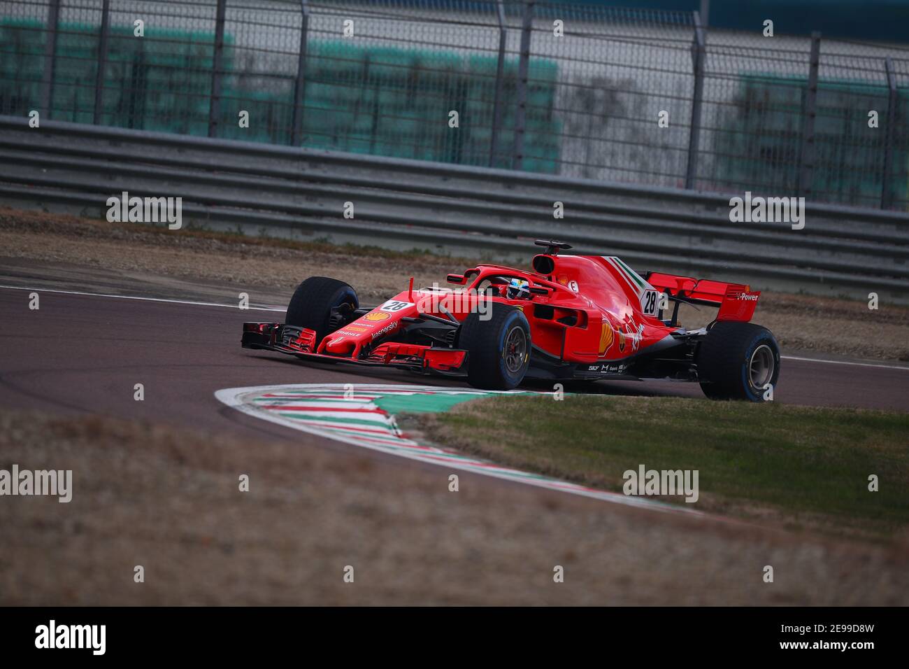 Giuliano Alesi, Ferrari Driver Accademy drive the Ferrari SF71H in ...