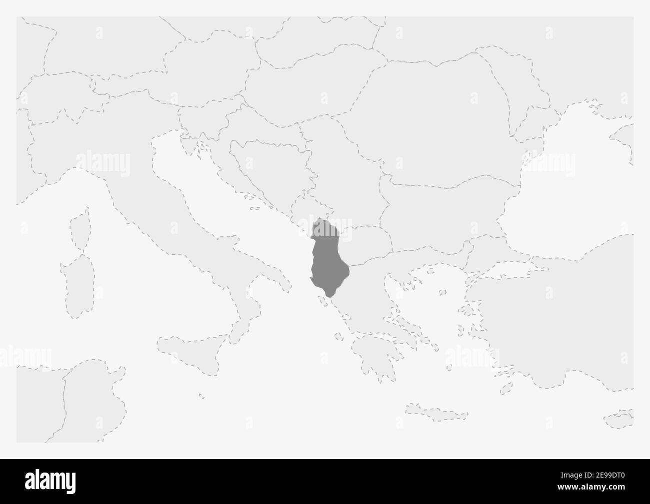 Albania Map Europe