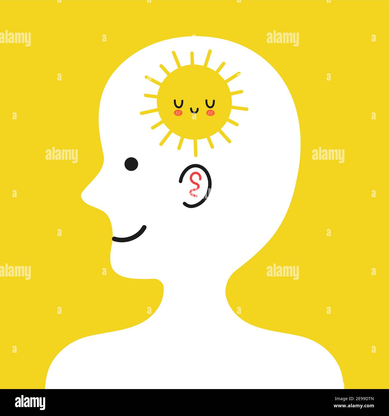 Happy young man drawn hi-res stock photography and images - Alamy