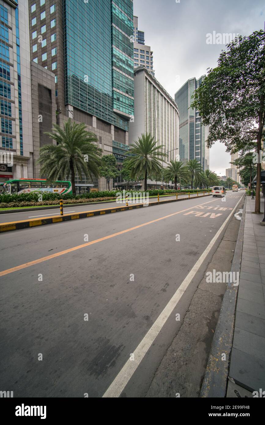 Makati, Metro Manila, Philippines - August 2018: Vertical photo of ...