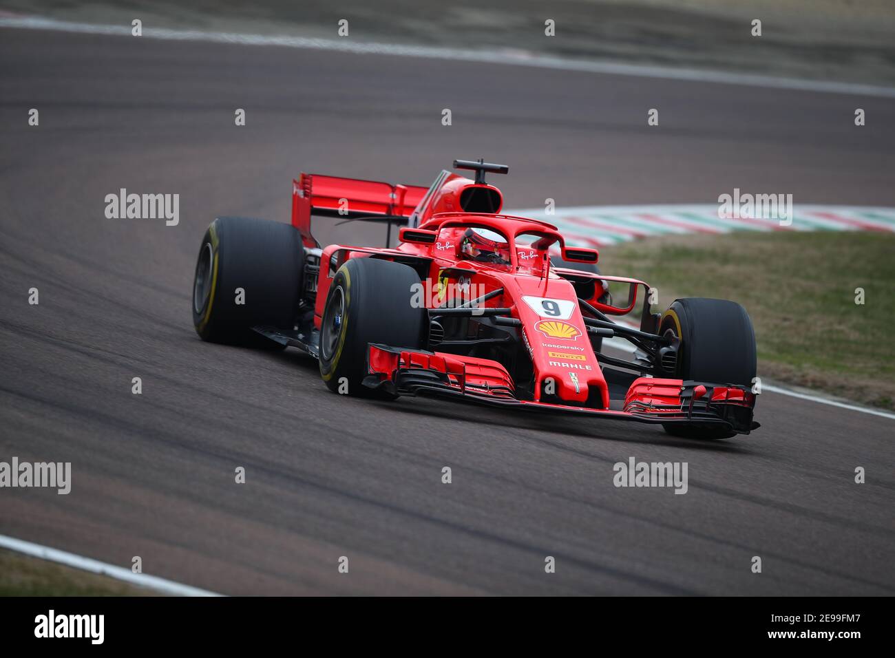 Marcus Armstrong, Ferrari Driver Accademy drive the Ferrari SF71H in ...
