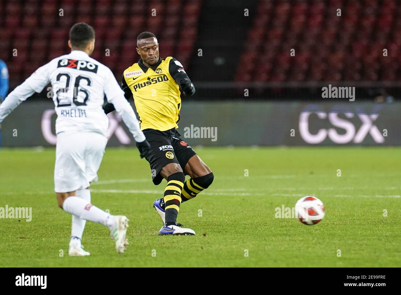 03.02.2021, Zurich, Letzigrund Stadium, Soccer Super League: FC Zurich ...