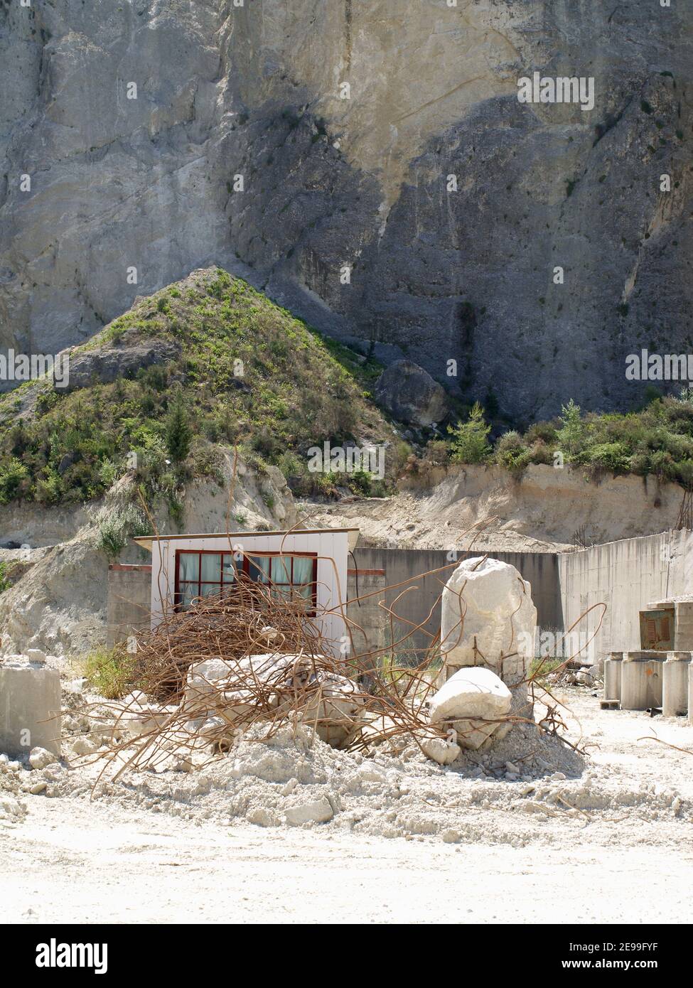 Office building at quarry at Troumpeta, Corfu, Greece Stock Photo - Alamy