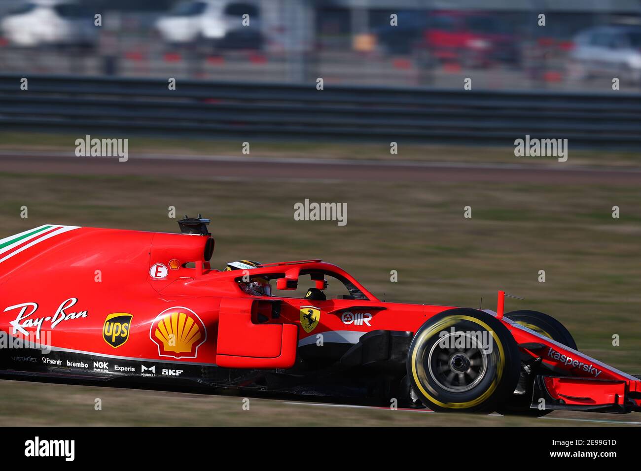 Robert Shwartzman, Ferrari Driver Accademy drive the Ferrari SF71H in ...